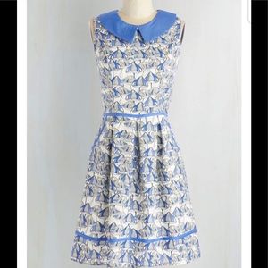 Modcloth | Dresses | Modcloth Retrolicious Aline Mushroom Dress | Poshmark